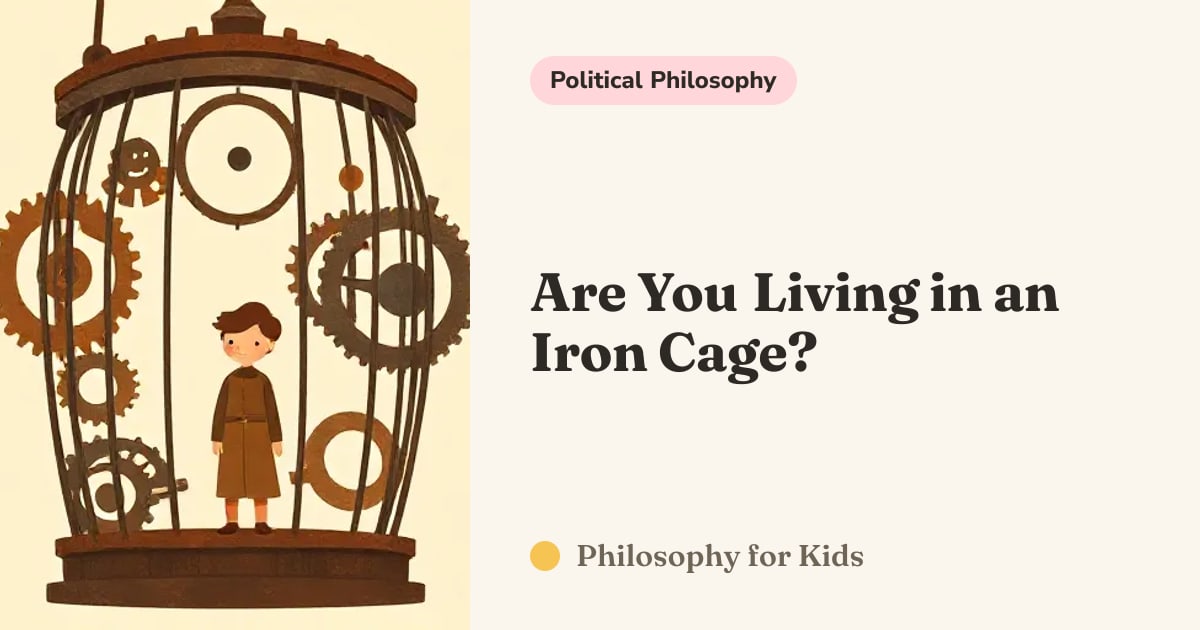 Are You Living in an Iron Cage? — Philosophy for Kids